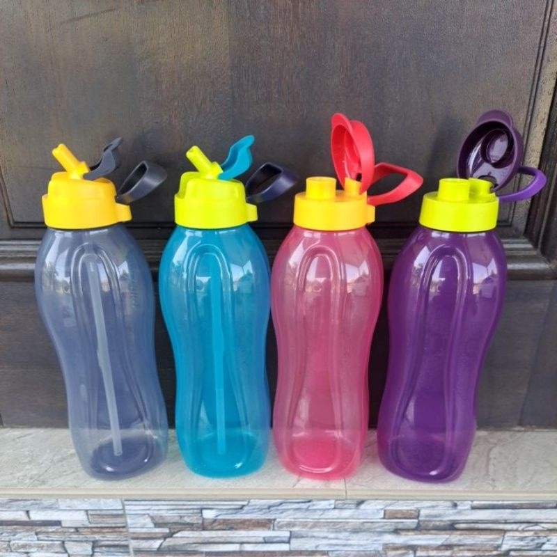 eco bottle tupperware 1.5L strow dan flip skali dengan handle | Shopee ...