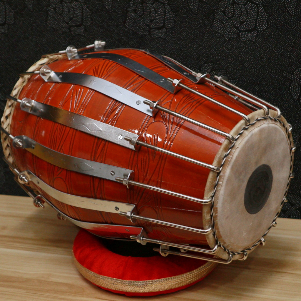 Musical Instrument Dholak - Special Premium Carving Heavy - Best Sound ...