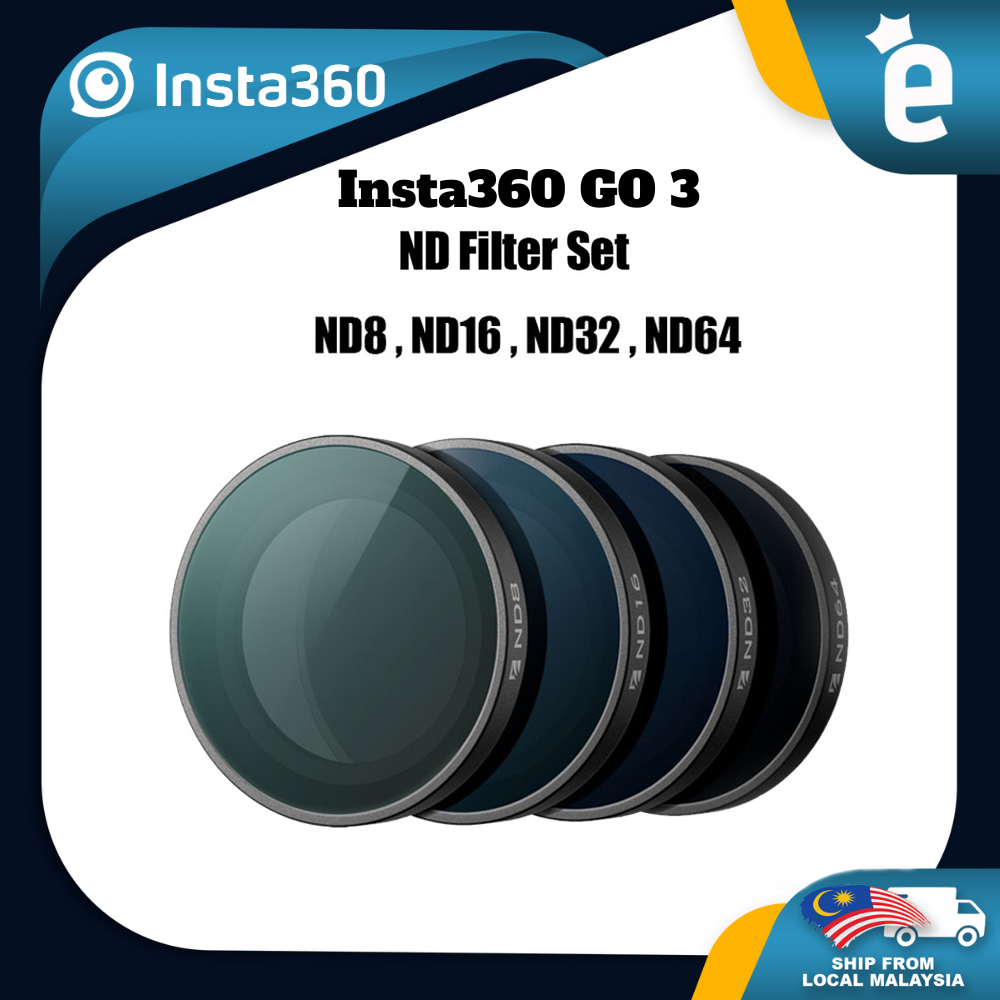 Insta360 GO 3 ND Filter Set For GO3 ND8, ND16, ND32, ND64 Filters ...