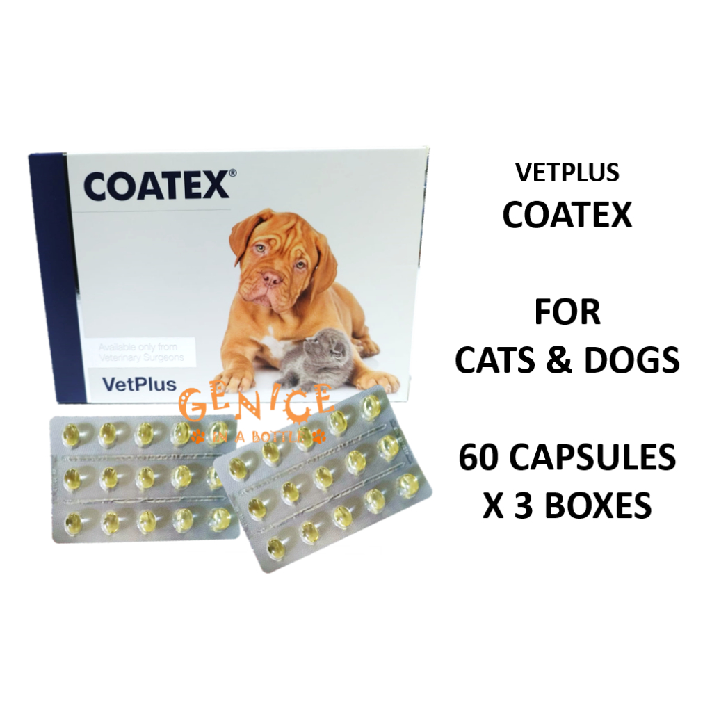 COATEX CAPSULE FOR CAT & DOG 3 BOX 180 capsules (Exp: 08/2025) | Shopee ...