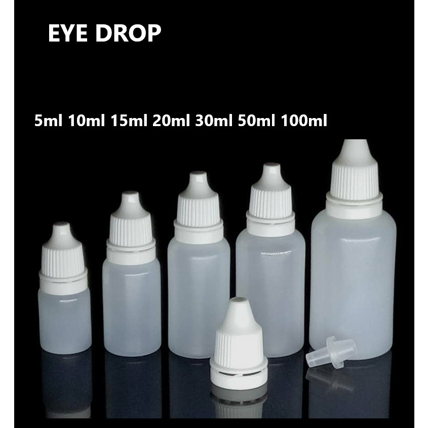 Eye drop dropper / Eye drop plastic empty bottle (5ml/10ml/20ml/30ml ...
