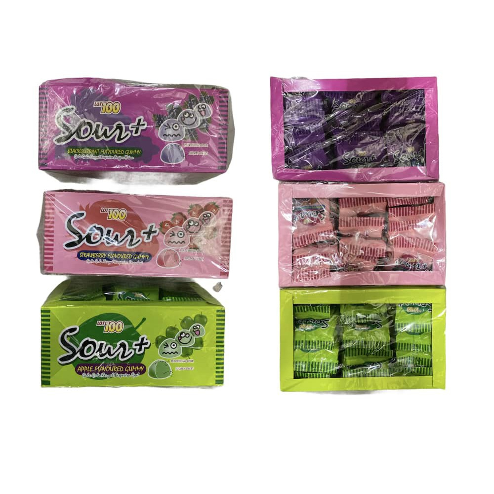 Lot 100 sour gummy candy （ 12PCSX28G ） | Shopee Malaysia