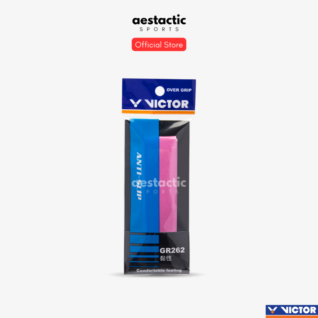 [100% ORIGINAL] VICTOR Badminton Grip Anti-Slip GR262 Plain (without ...