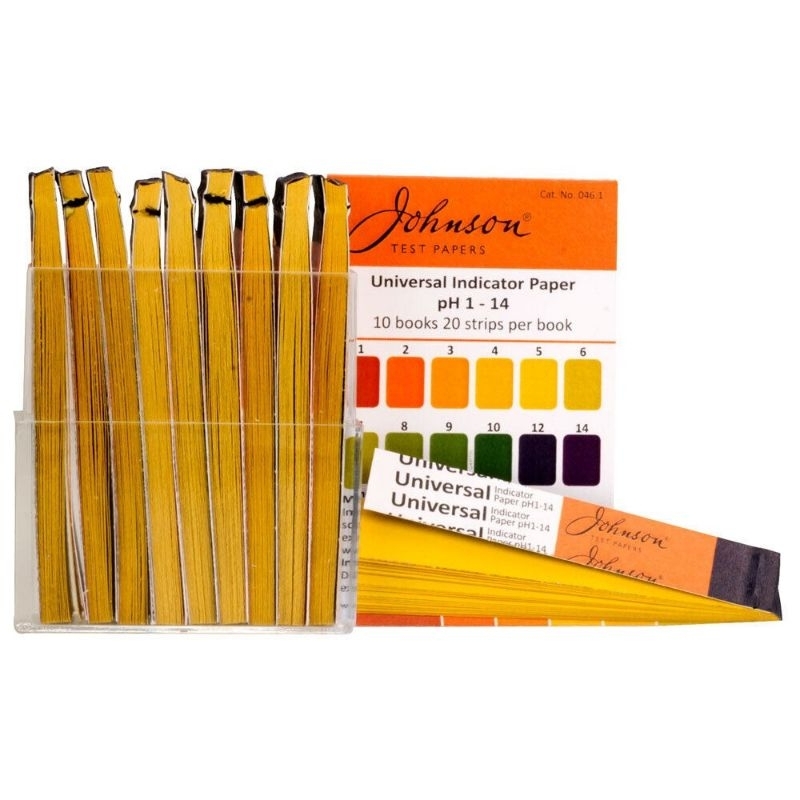 Johnson Universal Indicator Test Papers Ph 1 to Ph 14 - 10 Books of 20 ...