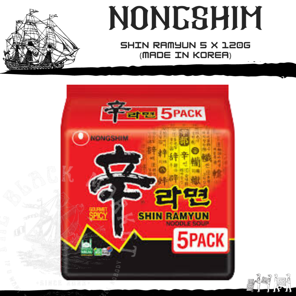 Nong Shim Shin Ramyun 5 X 120g(Made In Korea) | Shopee Malaysia