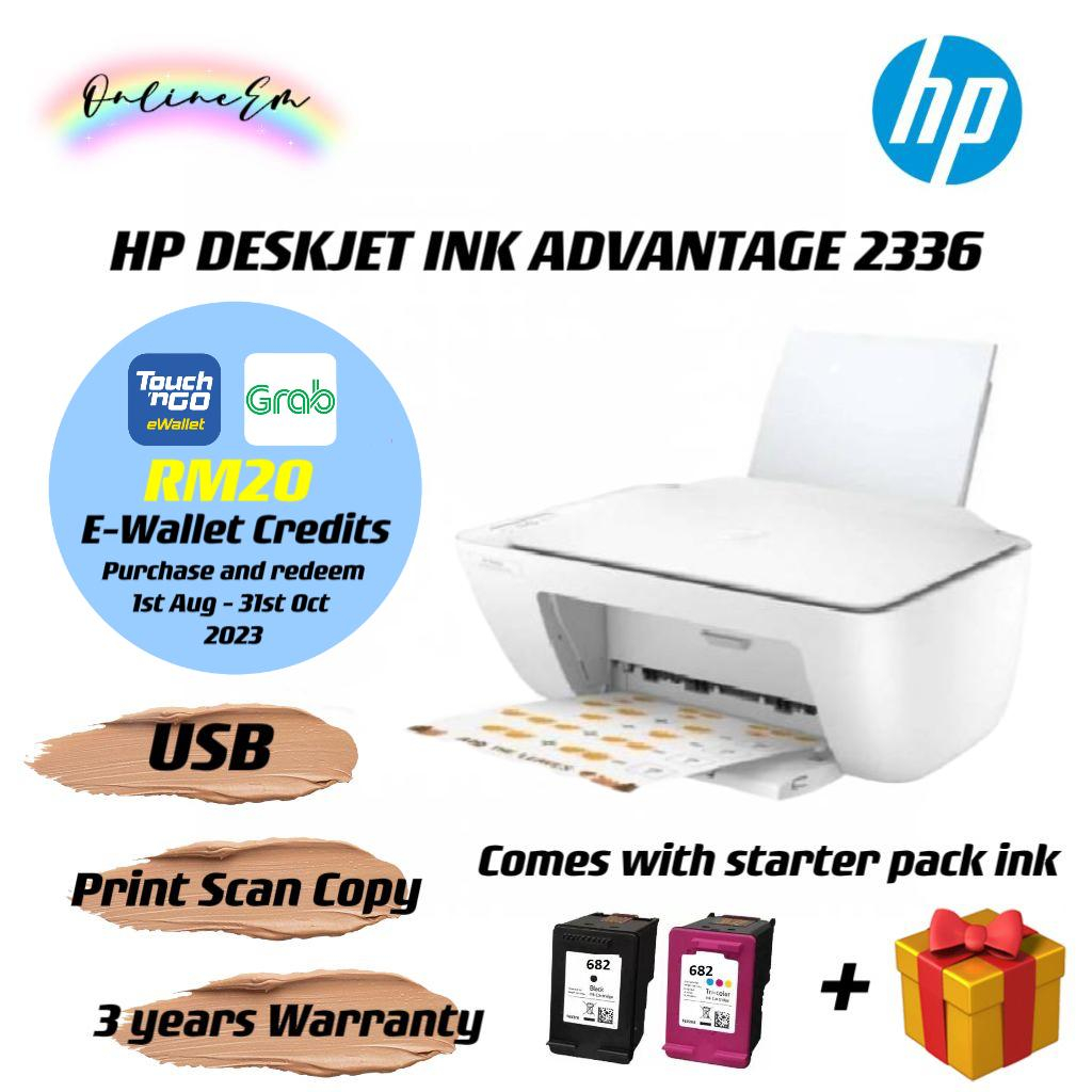 HP 2336 / HP 2776 / HP 2777 DeskJet Ink Advantage Ink Jet Printer ( use ...