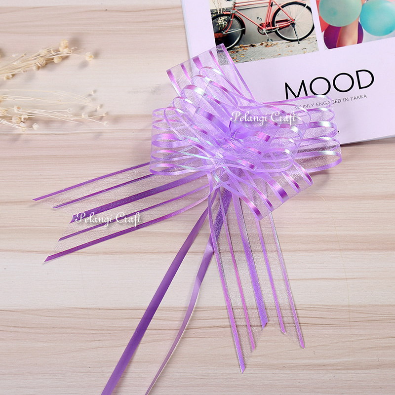 8014 PULL Ribbon Reben Riben Gift Organza Flower Bouquet Happy Birthday ...