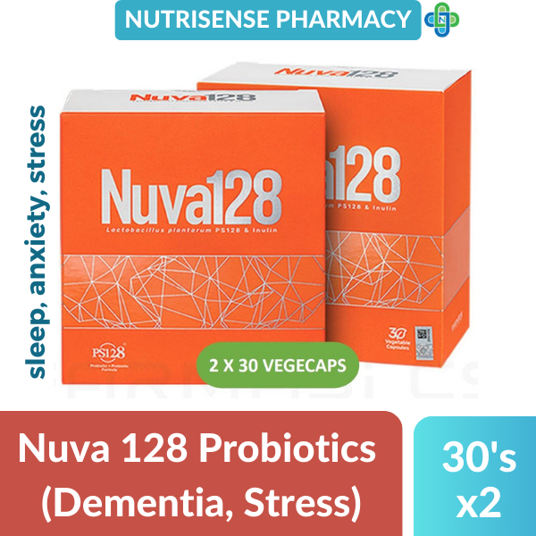 Nuva128 Lactobacillus plantarum PS128 (30'sx2) TWIN PACK (Mental Health, Dementia, Depression ...