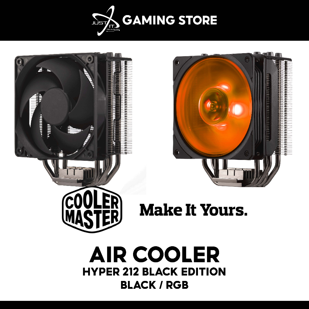 COOLER MASTER HYPER 212 BLACK EDITION CPU COOLER WITH LGA1700 BRACKET ...