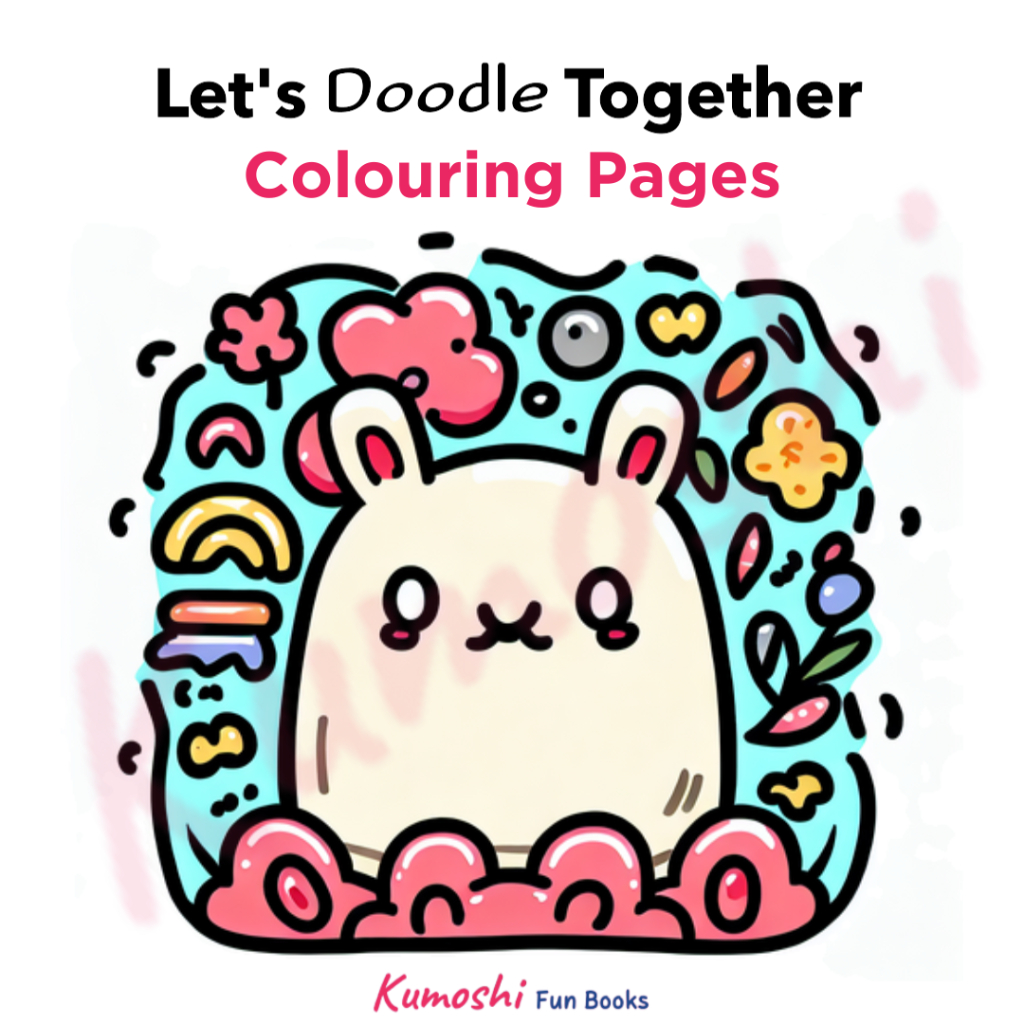 Let's Doodle Together Unlimited Printable Coloring Pages Cute Kawaii ...