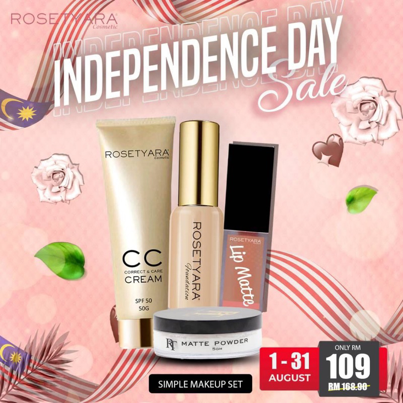 MERDEKA SALE Simple Makeup Set | Shopee Malaysia