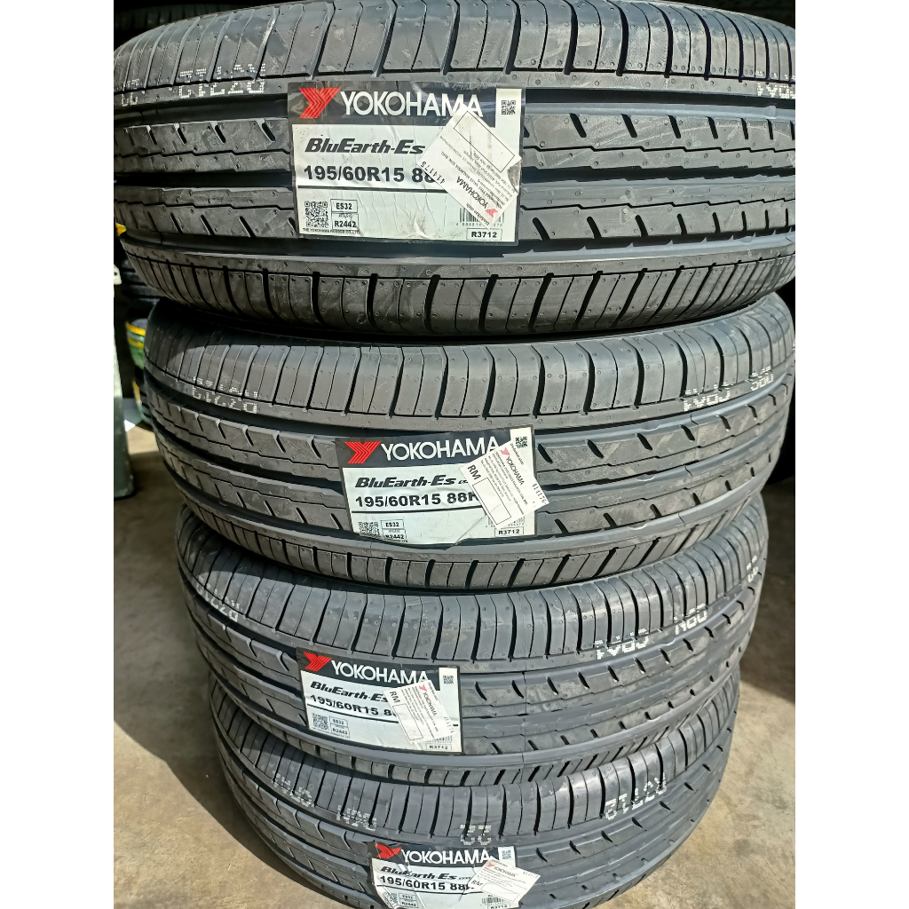 195/60R15 Yokohama BluEarth Es32 Tayar Tyre Tire | Shopee Malaysia