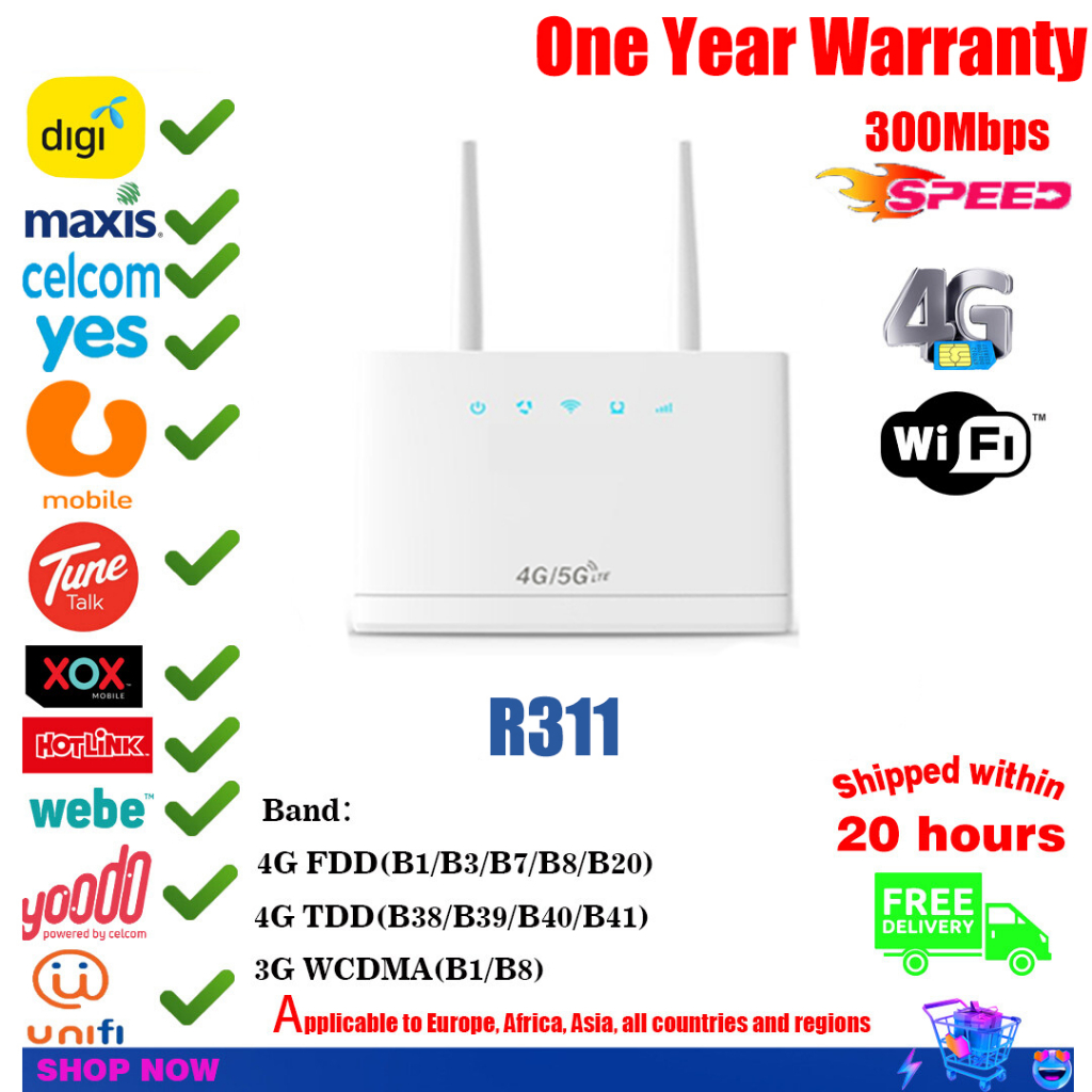 NEW Modified Unlimited R311 MODEM Rs980+ Rs860 Lc117 C300 Moden Router ...