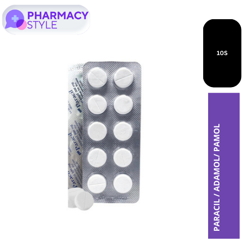 ParacilL/ Adamol/ Pamol Paracetamol 500MG 10 Tab (EXP : 2027) | Shopee ...
