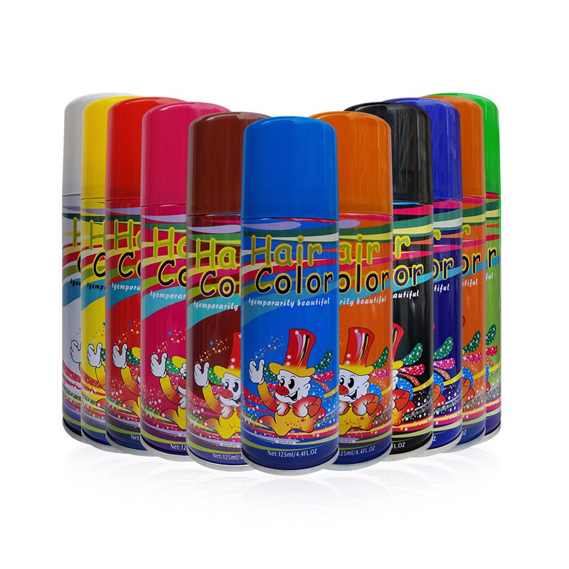 LEILU Temporary Colour Hair Spray Hair Dye Spray Warna Rambut Spray ...
