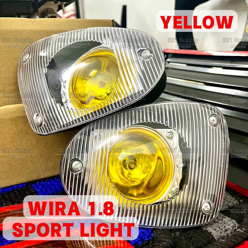 🔥PROTON WIRA 1.8 SPORT LIGHT YELLOW Set // SAMA Fit PUTRA SATRIA FOG ...