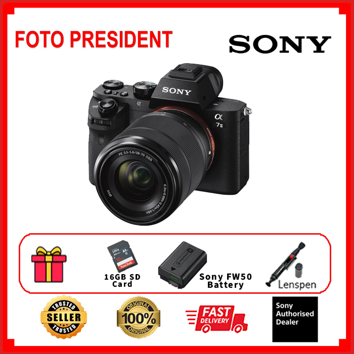 Sony Alpha a7 II A7M2 Mirrorless Camera Body / with FE 28-70mm f/3.5-5.6 OSS Lens | Shopee Malaysia