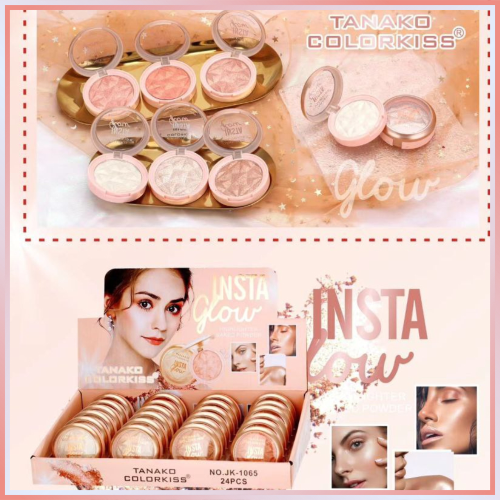 TANAKO COLORKISS INSTAGLOW HIGHLIGHTER BAKED POWDER (JK-1065) | Shopee ...