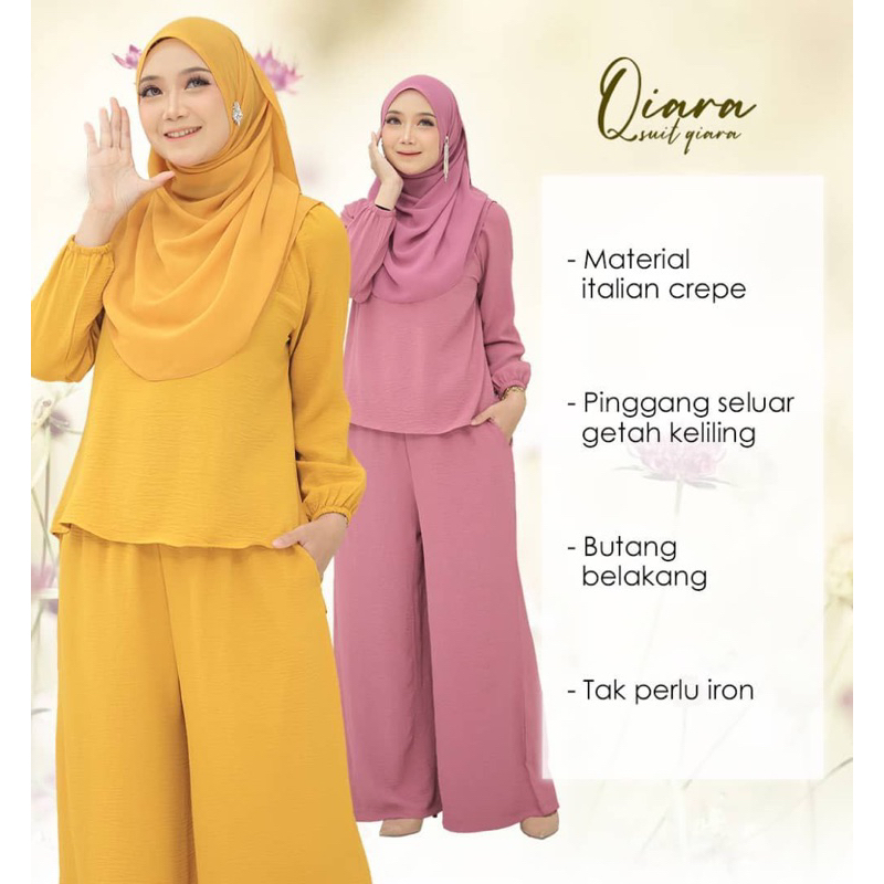 Suit QIARA by Sheilaashaari | Shopee Malaysia