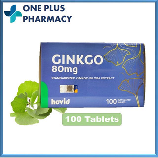 Hovid Ginkgo Standardized Ginkgo Biloba Extract 80mg 100‘s [EXP 06/2026 ...