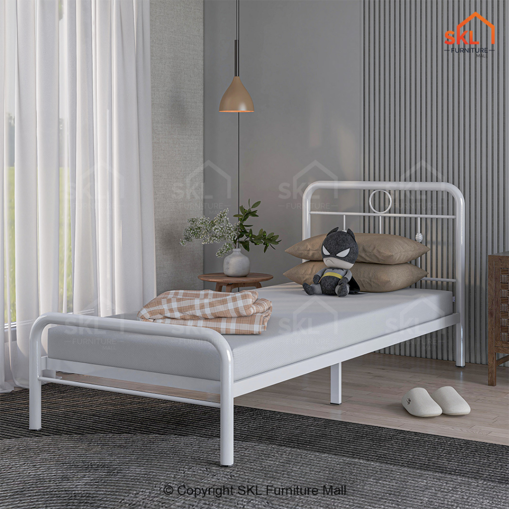 SUPER HEAVY DUTY SINGLE METAL BED FRAME /Katil Besi Single / Solid ...