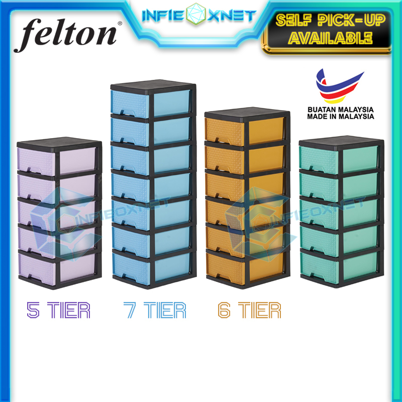 Felton 7 Tier Drawer Storage Cabinet | Shopee Malaysia