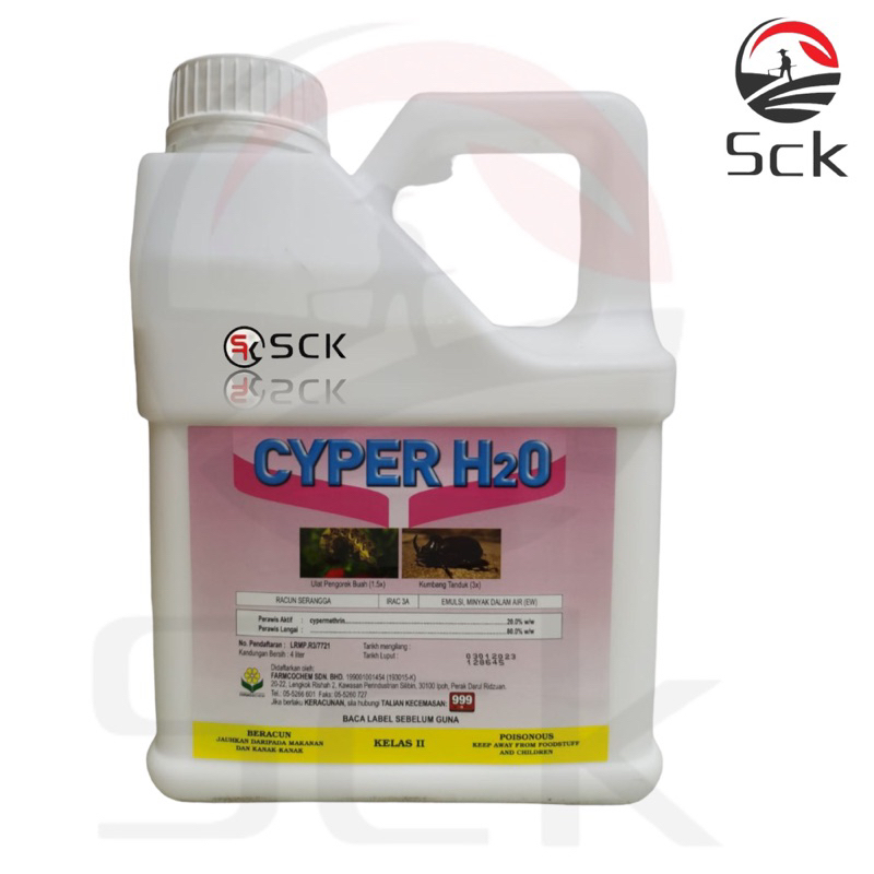 CYPER H20 4LITER /Racun serangga/Cypermethrin 20% | Shopee Malaysia