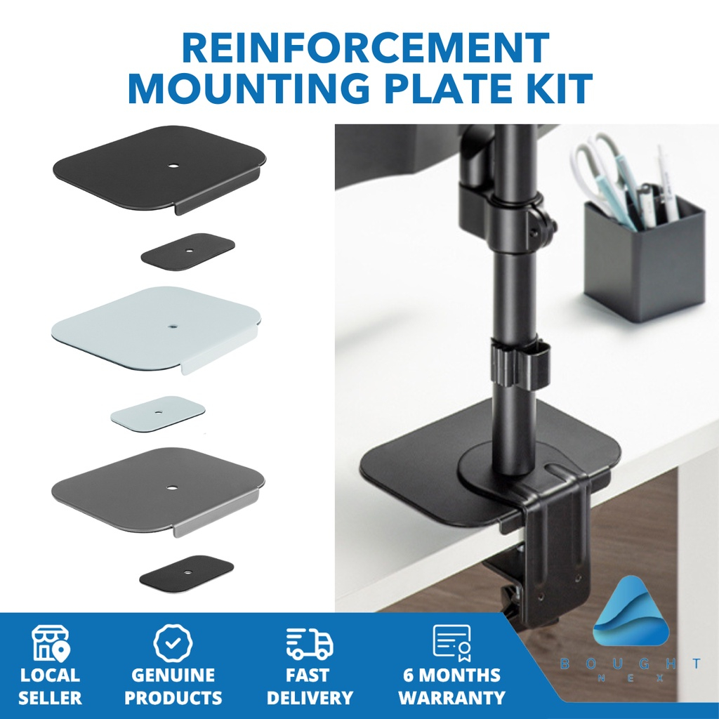 BRATECK XMA-06 Reinforcement Bracket Mount Plate Monitor Mount Desk ...