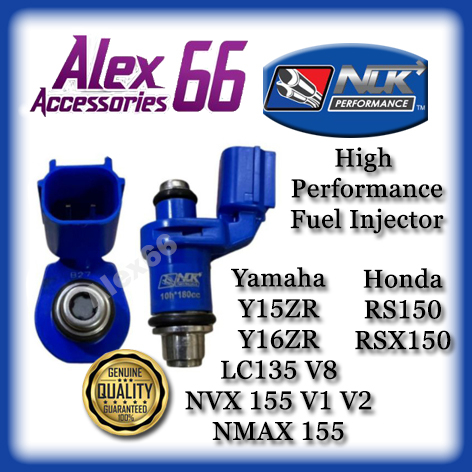 NLK Racing High Performance FI Fuel Injector Yamaha Y15ZR Y16ZR LC135 V8 NVX155 V1 V2 NMAX155 ...
