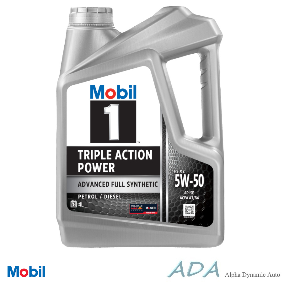 1 Bottle - Mobil 1 ™ FS X2 - 5W 50 Advanced Full Synthetic Engine Oil - 4 Liter | Shopee Malaysia