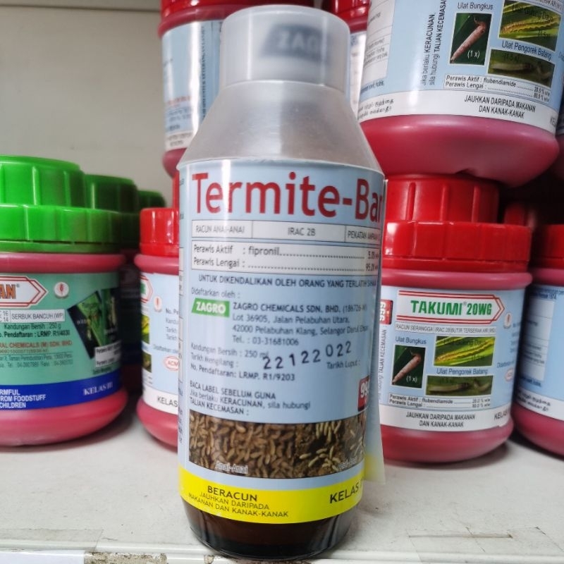 TERMITE BAN 250ML FIPRONIL RACUN SEMUT RACUN ANAI ANAI TIDAK BUSUK MATI ...