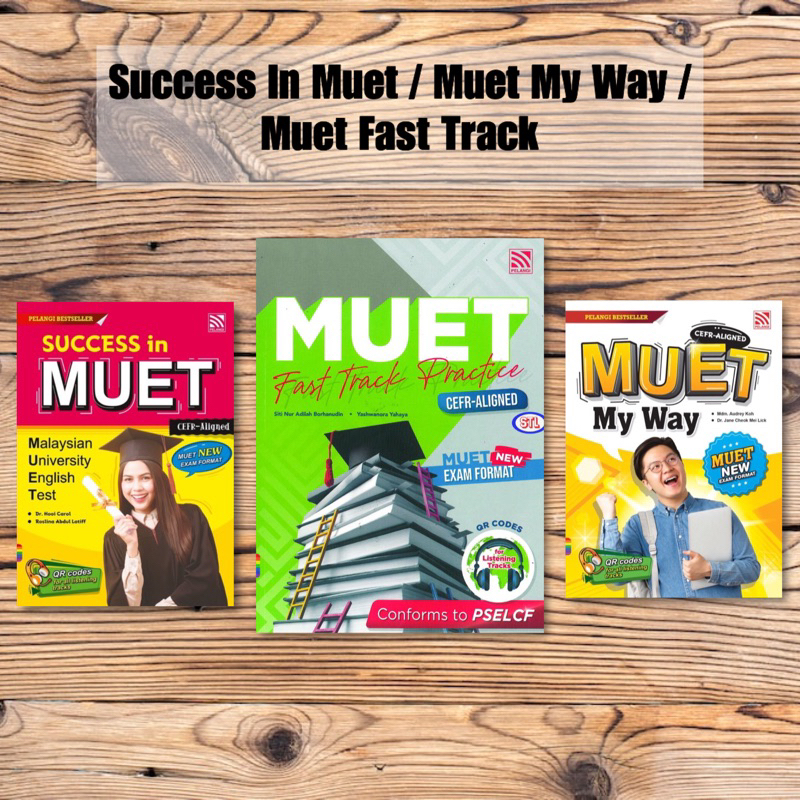 [Ez] SUCCESS / MY WAY MUET / MUET FAST TRACK 2023 PELANGI | Shopee Malaysia