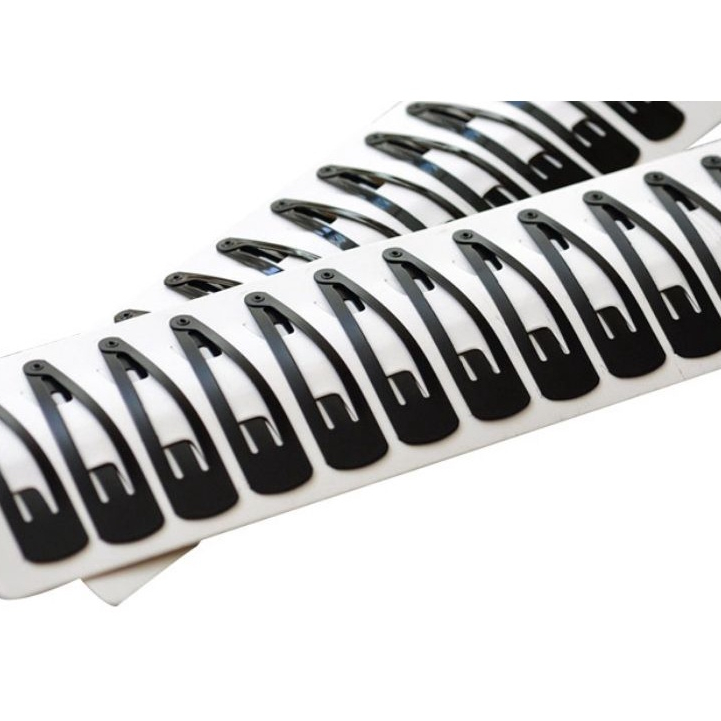 READY STOCK 】 ( 1 CARD 10PCS/12PCS ) ( BLACK COLOUR ) Titat Pin BB Hair ...