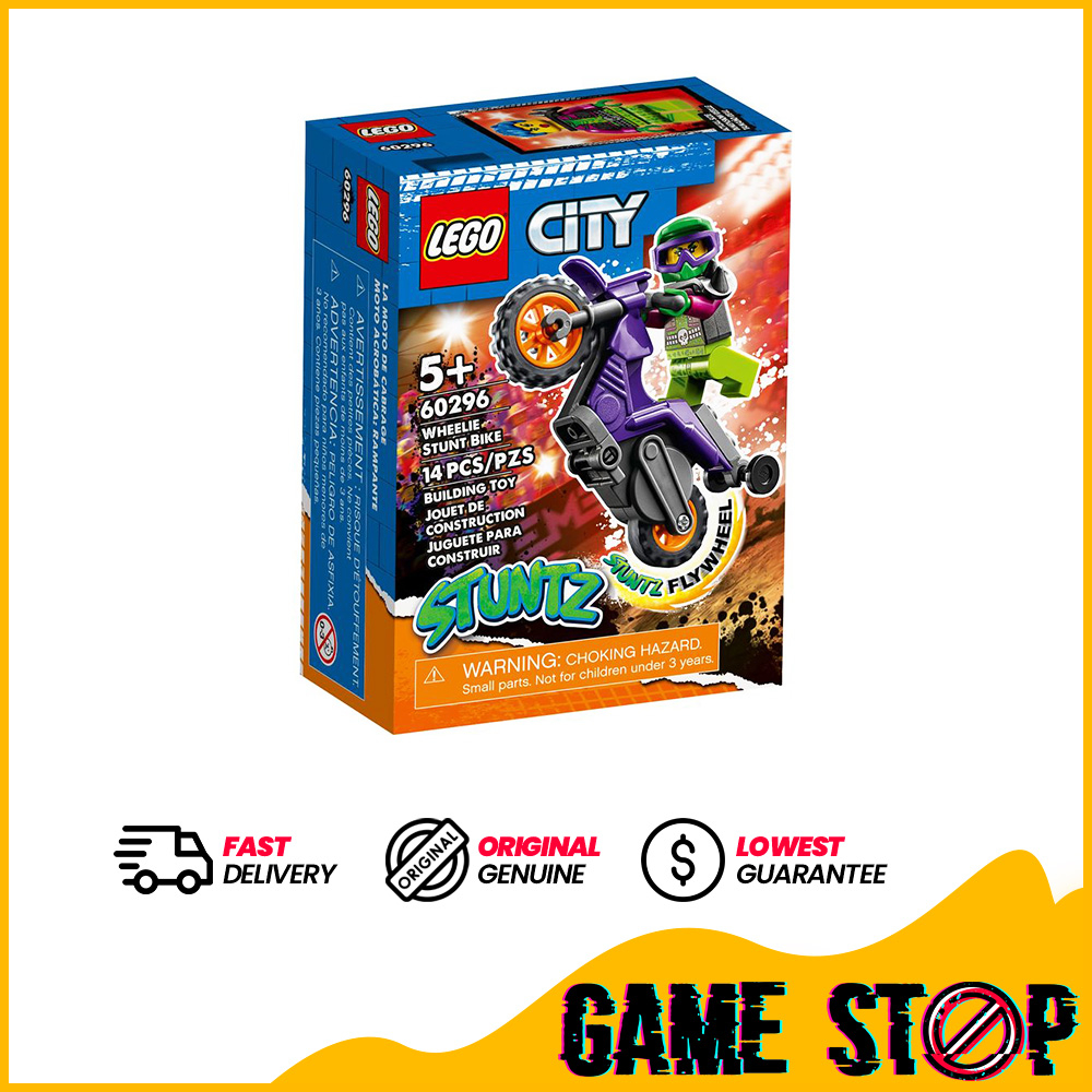 Lego 60296 Wheelie Stunt Bike | Shopee Malaysia