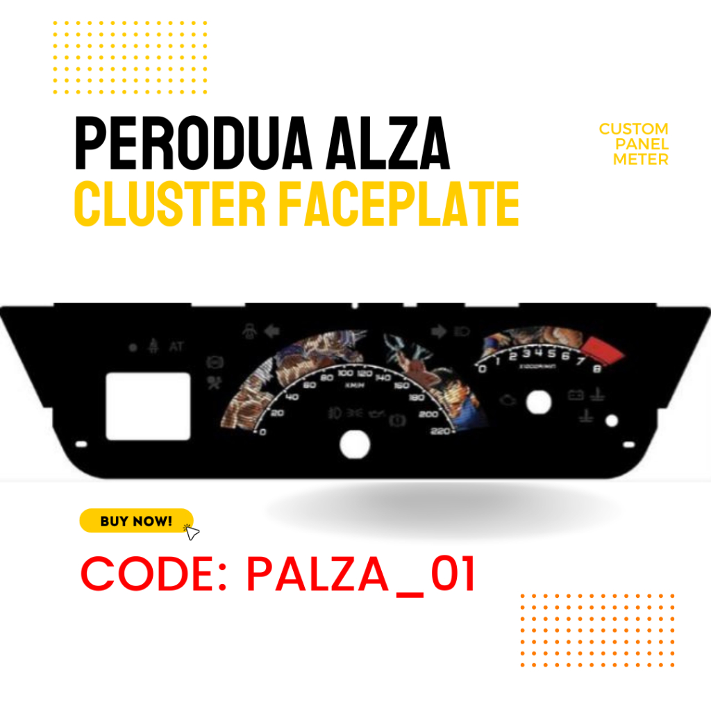 PERODUA ALZA CLUSTER FACE PLATE PANEL METER SPEEDOMETER | Shopee Malaysia