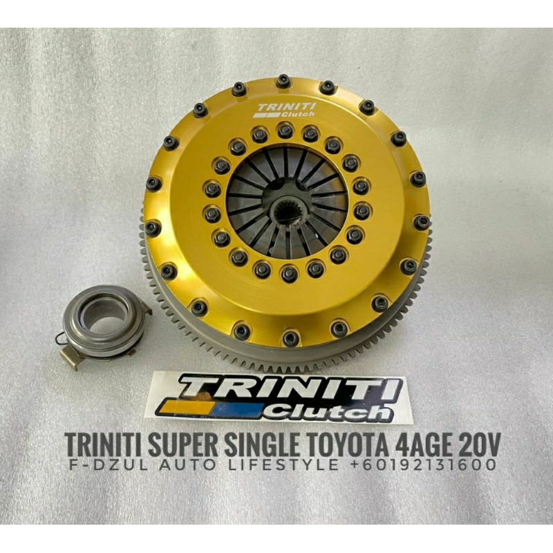 TRINITI Super Single Racing Clutch Toyota 4AGE 20V @ Clutch Loceng ...