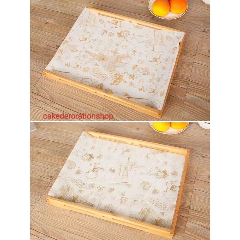 Food grade grease paper food wrapping for bread/ cake/ and sandwiche ...
