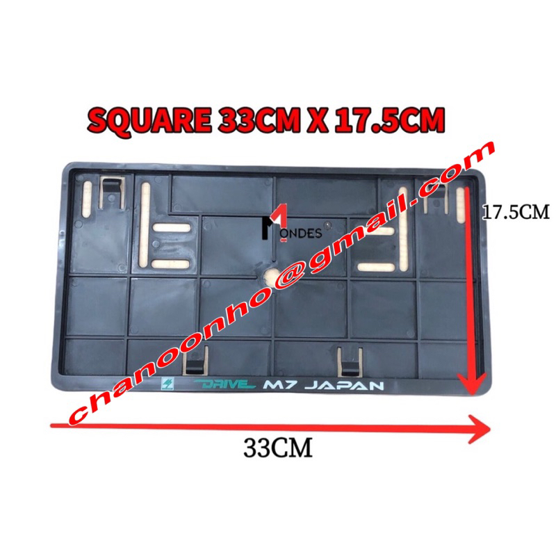 Cover Nombor Vehicle Car Number Plate FRAME LONG & SQUARE Number Plate ...