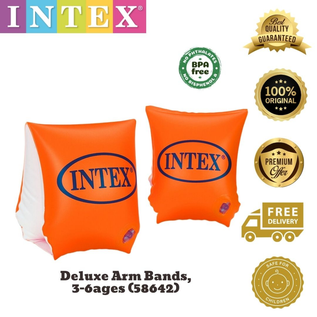 58642 -58642 - INTEX Deluxe Swimming ArmBands / Armband Renang Kanak ...