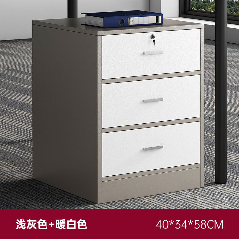The Room Place Wooden Office File cabinet with lock storage cabinet ...