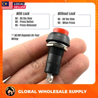[READY STOCK] 10mm Momentary Push Button Switch Button On/Off Suis Home ...