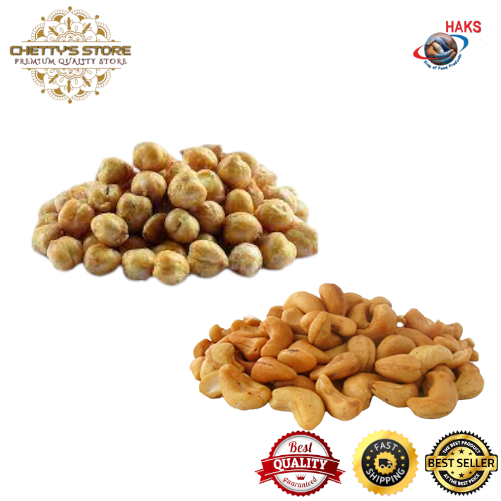 HAKS ROASTED SALTED CASHEW / CHICKPEAS (100G/130G) | Shopee Malaysia