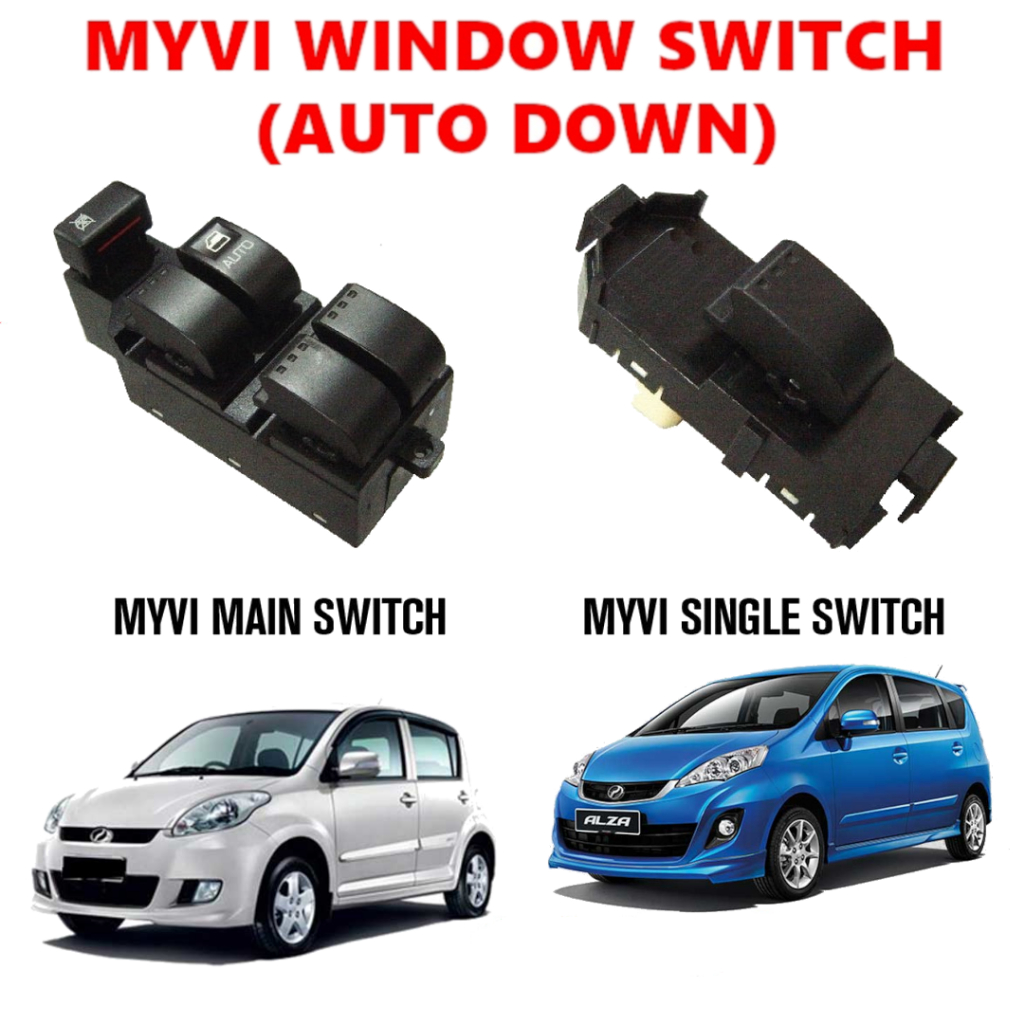 Car OEM auto down Perodua Myvi Alza Viva Main / Single Power Window ...