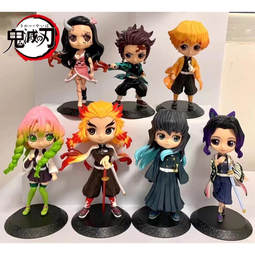 Demon Slayer Kimetsu no Yaiba Qposket Tanjiro Nezuko Zenitsu Rengoku ...