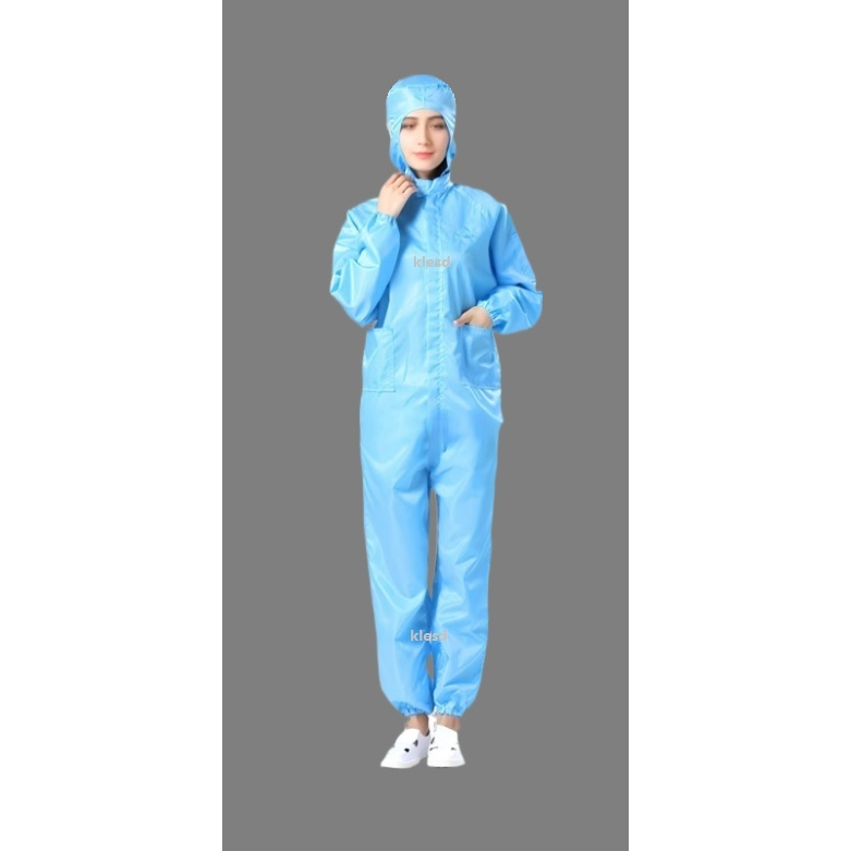 Ready Stock - Pharmaceutical Cleanroom Clothes Clean Coverall Lint Free ...