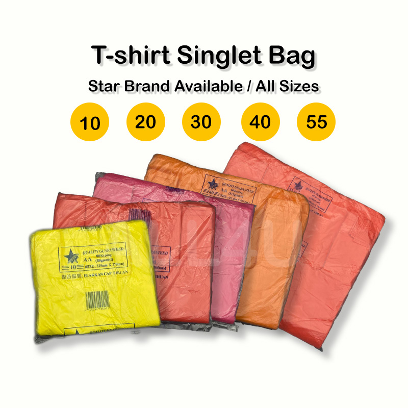 Star Brand T-shirt Plastic Bag Singlet Plastic Bag Plastik Tangkai ... Star Brand T-shirt Plastic Bag Singlet Plastic Bag Plastik Tangkai ...