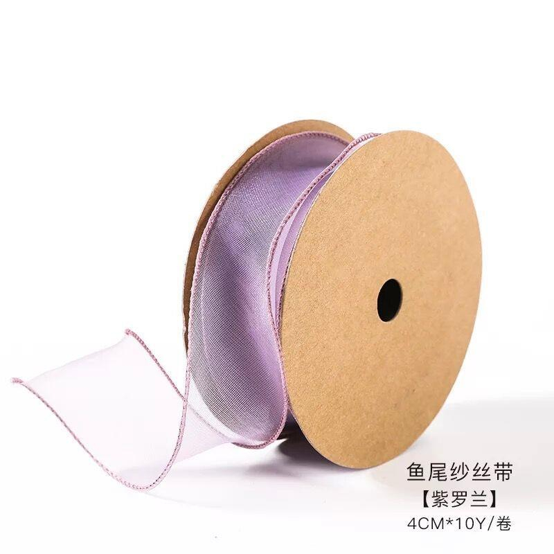 🇲🇾Ready Stock 🔥 Lace Ribbon/ Fish Tail Ribbon 4cm/ 9M | Shopee Malaysia