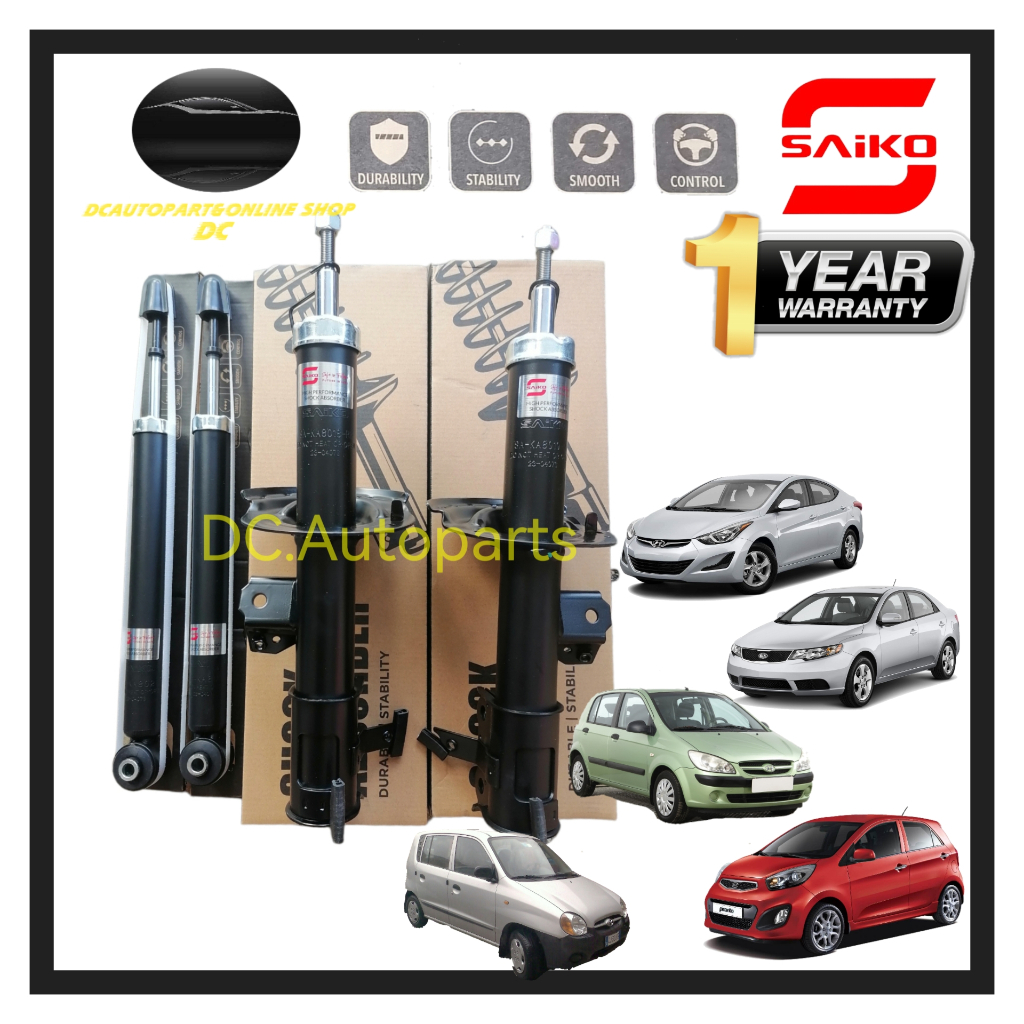 SAIKO SHOCK ABSORBER HYUNDAI KIA ATOS GETZ PICANTO TA FORTE ELANTRA MD ...