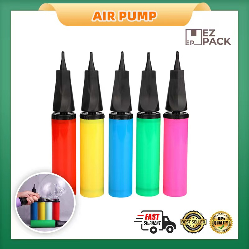 EZPACK Pump Mini Balloon Hand Pump Inflator Big Colorful Hand Held Tool ...
