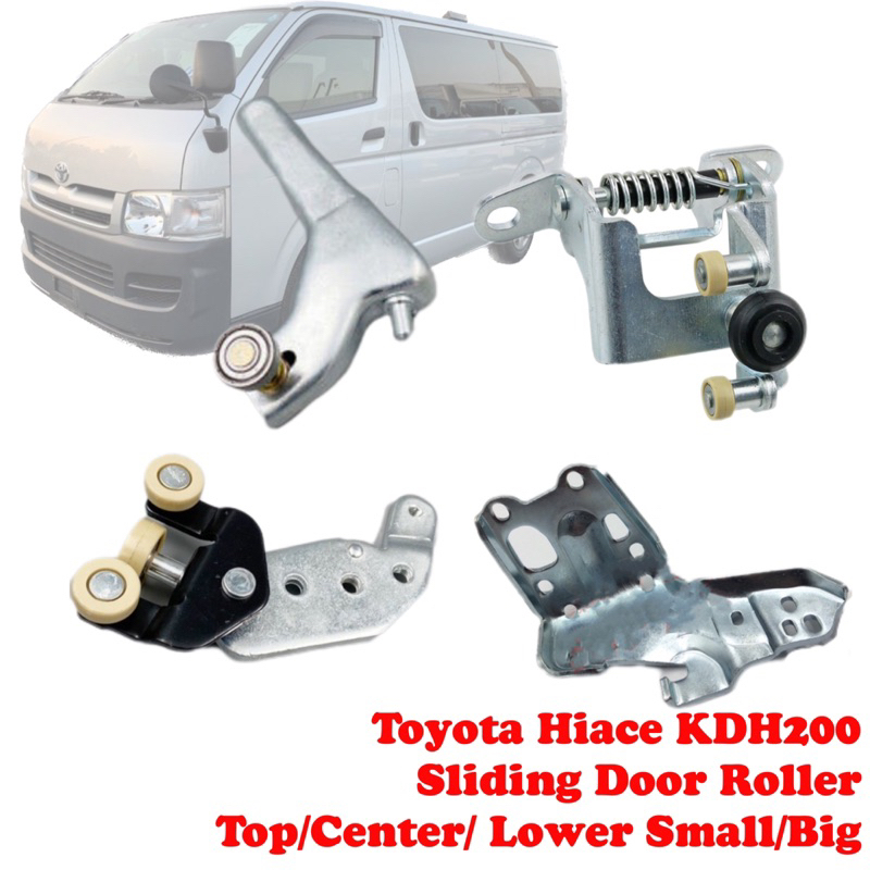 Toyota Hiace KDH200 Sliding Door Roller New Top / Center / Lower Small ...